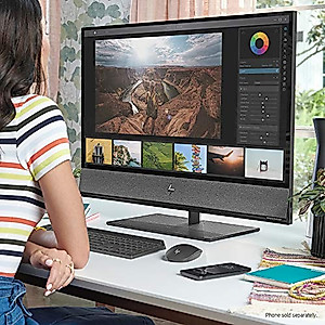 HP Envy 32 All-in-One Computer, 9th Gen Intel Core i7-9700 Processor, 4K UHD Monitor, NVIDIA GeForce GTX 1650 Graphics (4 GB), 16 GB RAM, 1 TB SSD, Windows 10 (32-a0010, Nightfall Black)