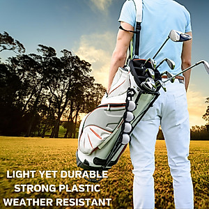 RE GOODS Golf Ball Holder - Holds 4 Golf Balls, Easy Attachment to Bag or Cart, Gift Accessories for Men and Women