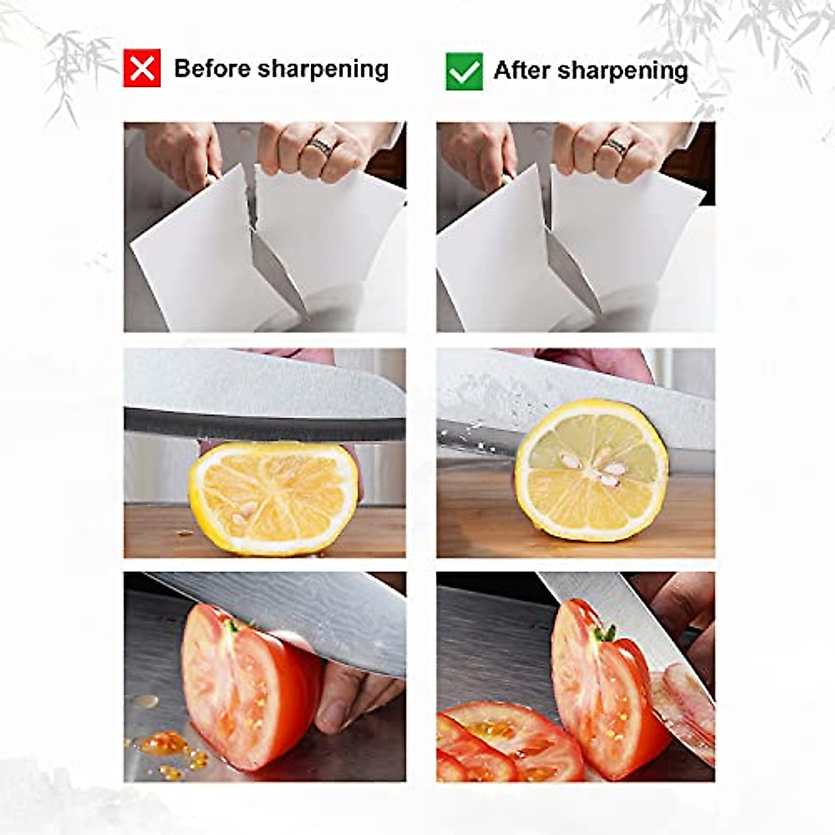 Knife Sharpening Stone Kit, KERYE Professional Japanese Whetstone Sharpener Stone Set, Premium 4 Side Grit 400/1000 3000/8000 Water Stone, Flattening Stone, Angle Guide, Leather Strop, Anti Cut Gloves