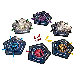 The Broken Token - Betrayal at House on the Hill 2nd ed, 3rd ed, and Baldur's Gate and Expansions Wooden Game Organizer - Wooden Game Organizer Box with Multiple Trays