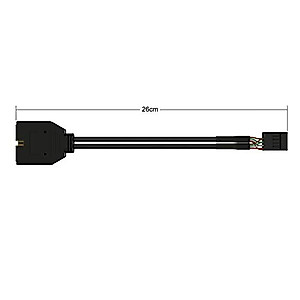 LINKUP USB 2.0 to USB 3.0/3.1 Upgrade Adapter, Noise Reduction, Shielded, 26 cm, Backed by 1-Year Warranty
