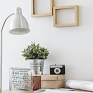 Always Remember You Are Braver Than You Think Inspirational Gift for Women Cheer up Gifts for Home Office Decor Positive Wall Plaque for Friend Mom Sister (Black, Green, Classic Style)