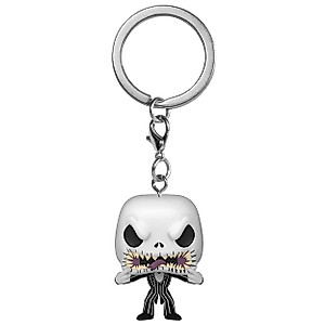 Funko POP Keychain: Nightmare Before Christmas - Jack (Scary Face), Multicolor (56922)