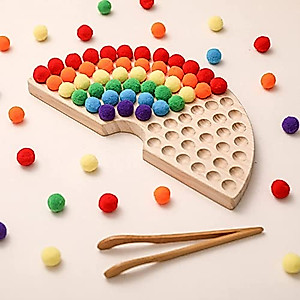 Rainbow Bead Board Game for Toddlers | ibwaae