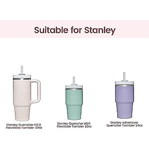 Thxbag Silicone Boot for Stanley Cup 30oz / 20oz, Rose Boot Sleeve Cover Fit with Stanley H2.0 and Quencher Adventure Tumbler Accessories (30 oz & 20 oz, Rose Quartz)