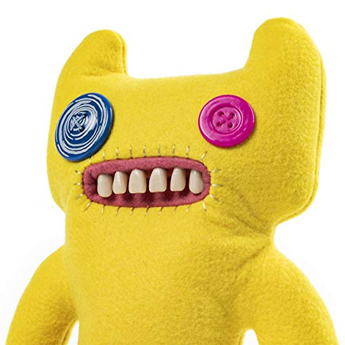 Fuggler Spin Master Funny Ugly Monster Deluxe Stuffed Animal Medium 9" Plush (Indecisive Monster, Yellow)