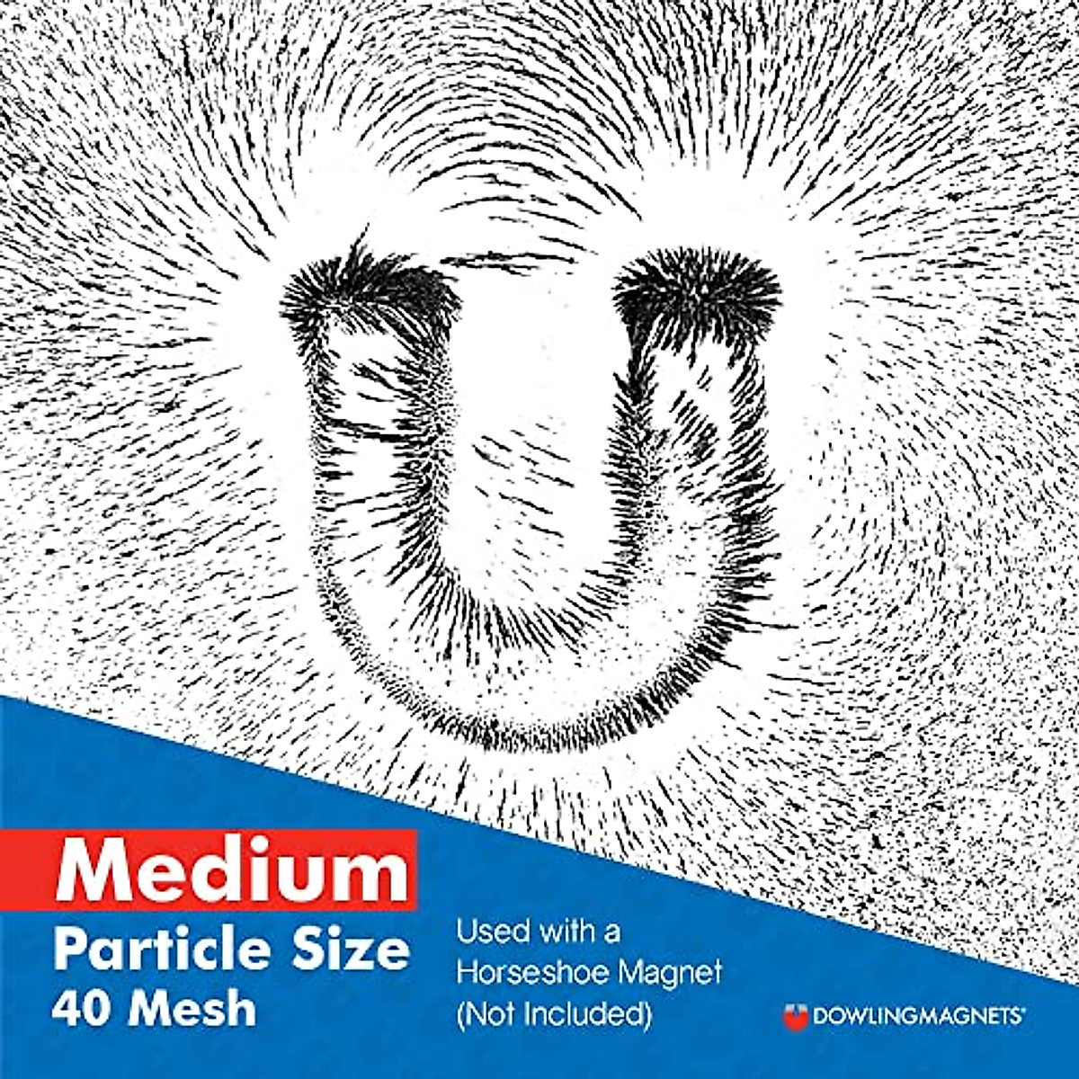 Dowling Magnets Iron Filings Variety Pack, 3 Jars (fine, Medium, coarse), 12 Ounces Each (731050)