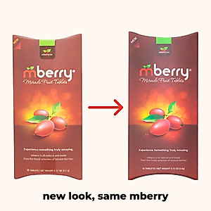 mberry Miracle Fruit Tablets, 10-Count (Pack of 2)