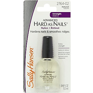 Sally Hansen Advanced Hard As Nails Nail Enamel With Nylon - Natural - 0.45 oz