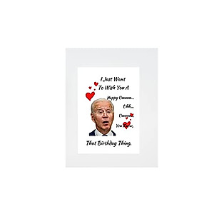 Very Funny "Joe Biden" Inspired Birthday Card For Everyone, Card With Envelope, Joe Biden Happy Birthday