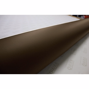 VViViD XPO Matte Brown Vinyl Wrap Roll with Air Release Technology (1ft x 5ft)