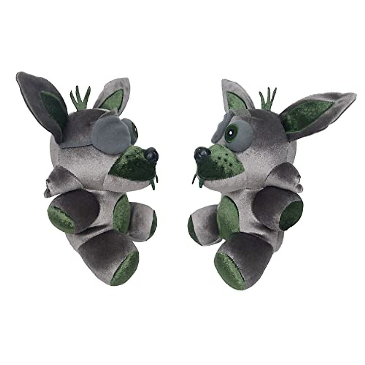 XSmart Mall | Phantom Foxy/Foxy Plush/Burnt Foxy | Special Version/Fan Made | Black | Night Plush Toy, Stuffed Animal, Gifts for Kid, Girls, Boys | 6"