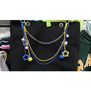 Youndcc Ita Bag Chain Ita Bag Accessories DIY Accessories Ita Bag Decoration Pins, Cosplay,Comic Con WHITE