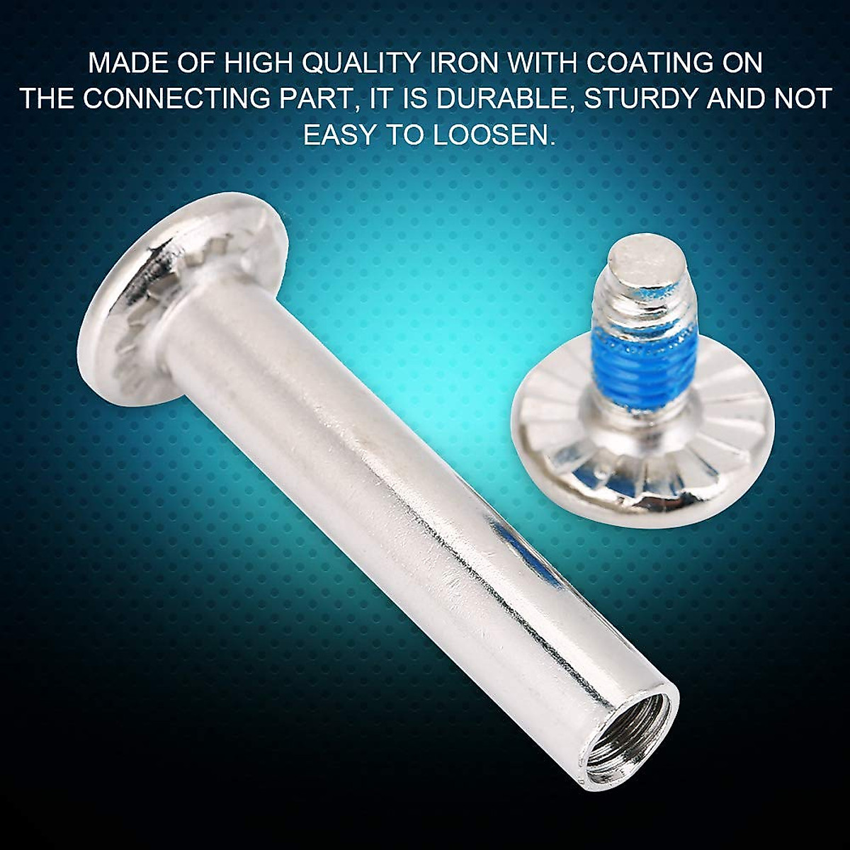 Skate Screws, 10Pcs 31mm Inline Skate Axle Metal Skate Screws, Inline Skate Skating Screws Kit, Skate Replacement Screws for Repairing Changing Skates