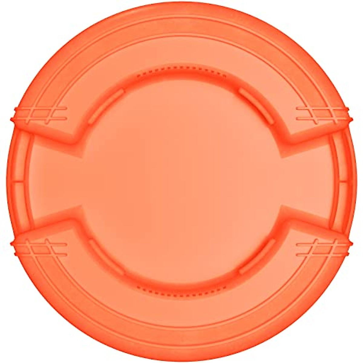 Carlisle FoodService Products Bronco Orange 32 Gallon Round Waste Bin Trash Container - 84103224 - Pack of 4