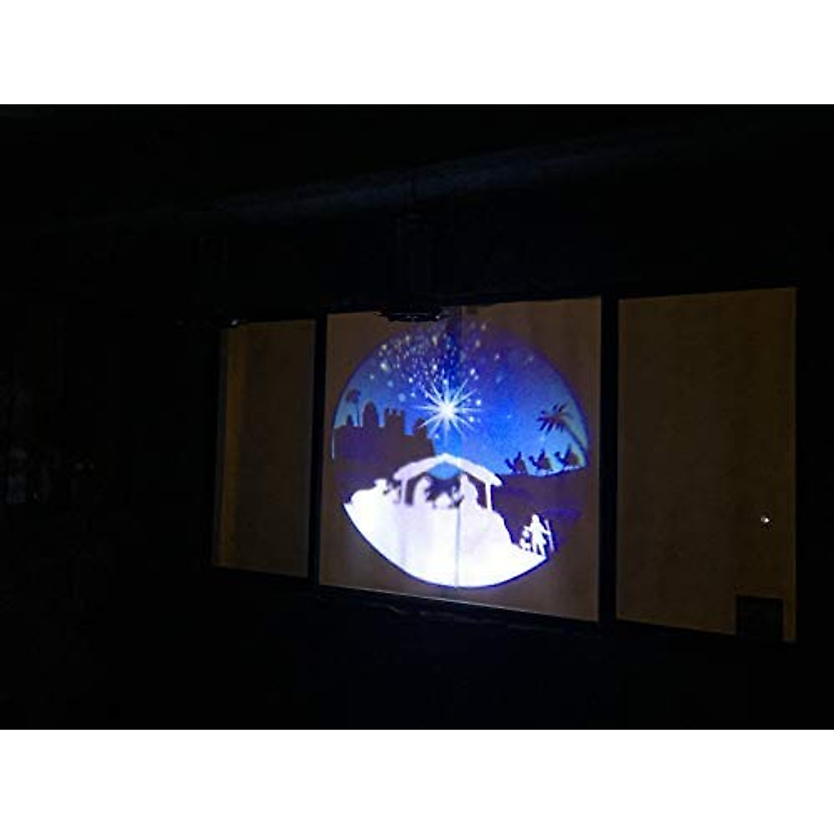 Beffy Arts Nativity Scene Outdoor Projector, Christmas in Bethlehem, Christian Themed holy Night Scene for Christmas Outdoor Lighting Outdoor Decoration