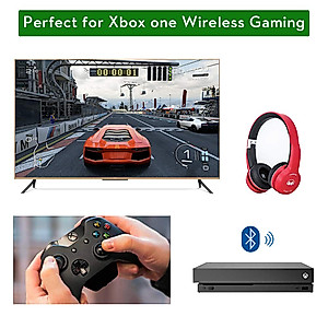 Uberwith Bluetooth Transmitter Dongle for Xbox Controllers - Stereo Audio Adapter Compatible with Wireless Headphones, Speakers, Airpods - Low Latency