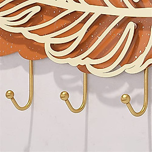 XDCHLK Clothes Hook Behind The Entrance Door Simply Porch Fashion Creative Iron Hooks Living Room Coat Hooks