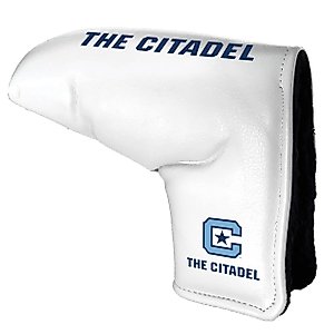 Team Golf NCAA Citadel Military Tour Blade Putter Cover (White), Fits Most Blade Putters, Scotty Cameron, Taylormade, Odyssey, Titleist, Ping, Callaway