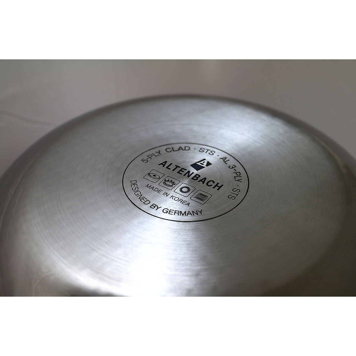 Altenbach Non-stick Stainless Steel Wok Pan, 5-Layers (26 cm)