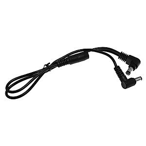 ZRM&E Daisy Chain 1 to 2 Ways Guitar Effects Pedal Accessories Multi-Plug Power Supply Cable for 9V DC Adapter Plug, Guitar Power Supply Adapter