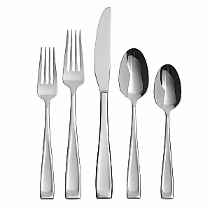 Oneida Moda 65-Piece Flatware Set, Service for 12
