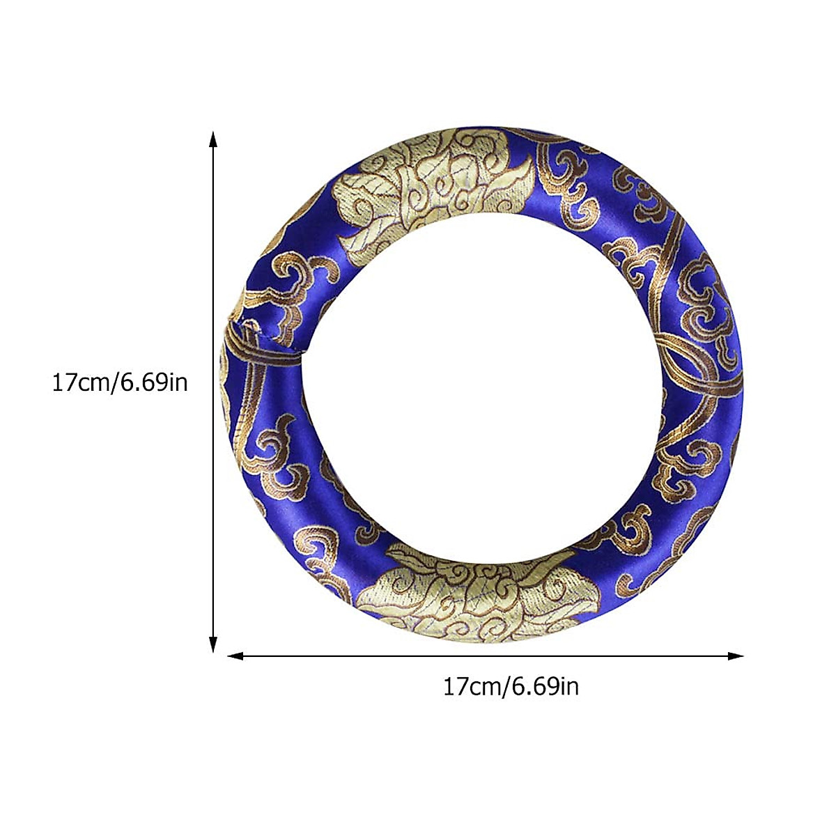 Milisten Bowl Cushion Buddha Sound Bowl Washer Silk Manual Product Singing Bowl Cushion