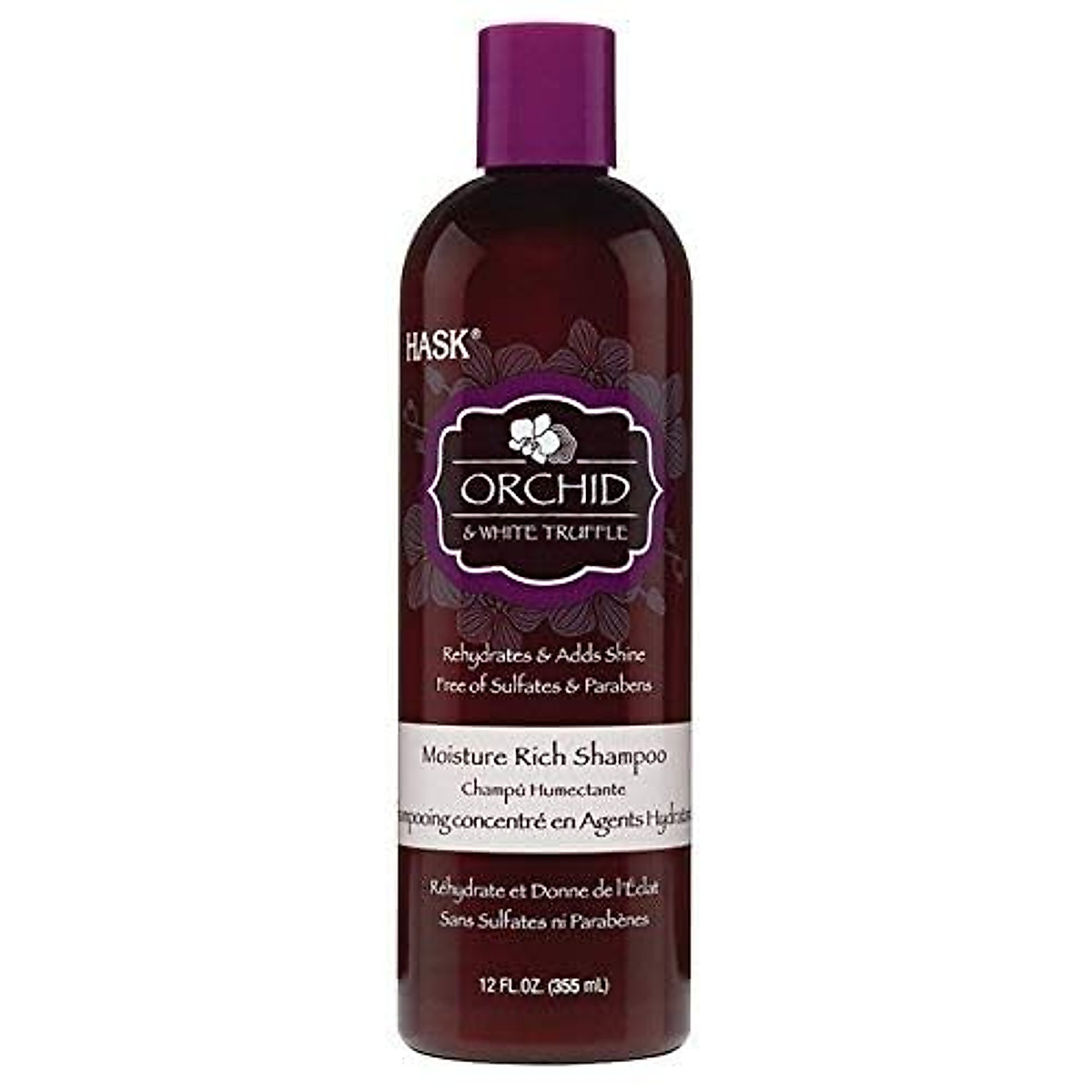 Hask Orchid & White Truffle Moisture Shampoo, 12 Ounce