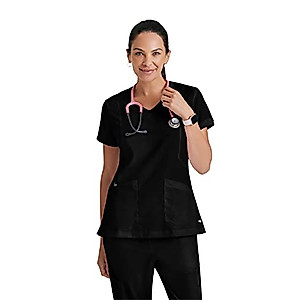 BARCO Grey’s Anatomy Women’s Kira Scrub Top - Black, M