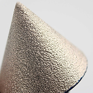 KEEYWOLT Diamond Beveling Chamfer Bit 2"(50mm) Thread 5/8"-11 Vacuum Brazed Countersink Drill Bit for Holes Trimming Cleaning…