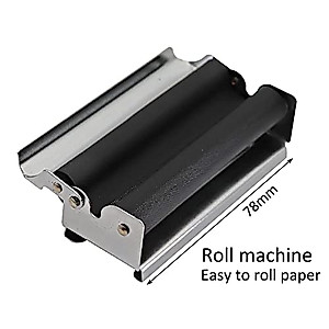 GLESOS Small Roll Paper Trays, Premium Mini Metal Tray 7"x 5" with Multiple Tools Starter kit (Colorful Series 002)