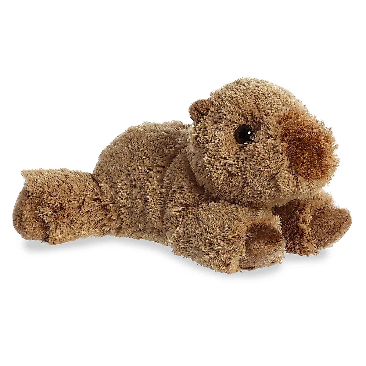 Aurora® Adorable Mini Flopsie™ Charlie Capybara™ Stuffed Animal - Playful Ease - Timeless Companions - Brown 8 Inches