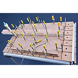 MICROJIG GRR-RIPPER DVC-538K2 Match Fit Dovetail Clamps, Yellow/Green