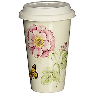 Lenox 837583 Butterfly Meadow Thermal Travel Mug, Multicolor, 1 Count (Pack of 1)
