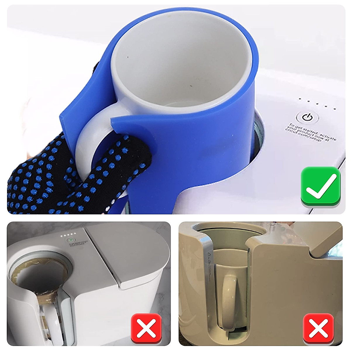 UCEC Sublimation Tumbler Wrap, Compatible with Cricut Mug Press, 10.9x4.7 Inch Silicone Sublimation Mug Tumbler Wrap for Cricut Mug Press Accessories, Suitable for Tumbler Heat Press Machine（3PCS