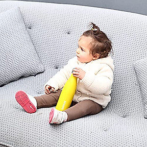 BJPKPK Stainless Steel Water Bottles -25oz/750ml -Insulated Water bottles,Sports water bottles Keep cold for 24 Hours and hot for 12 Hours,BPA Free kids water bottles-Navy blue