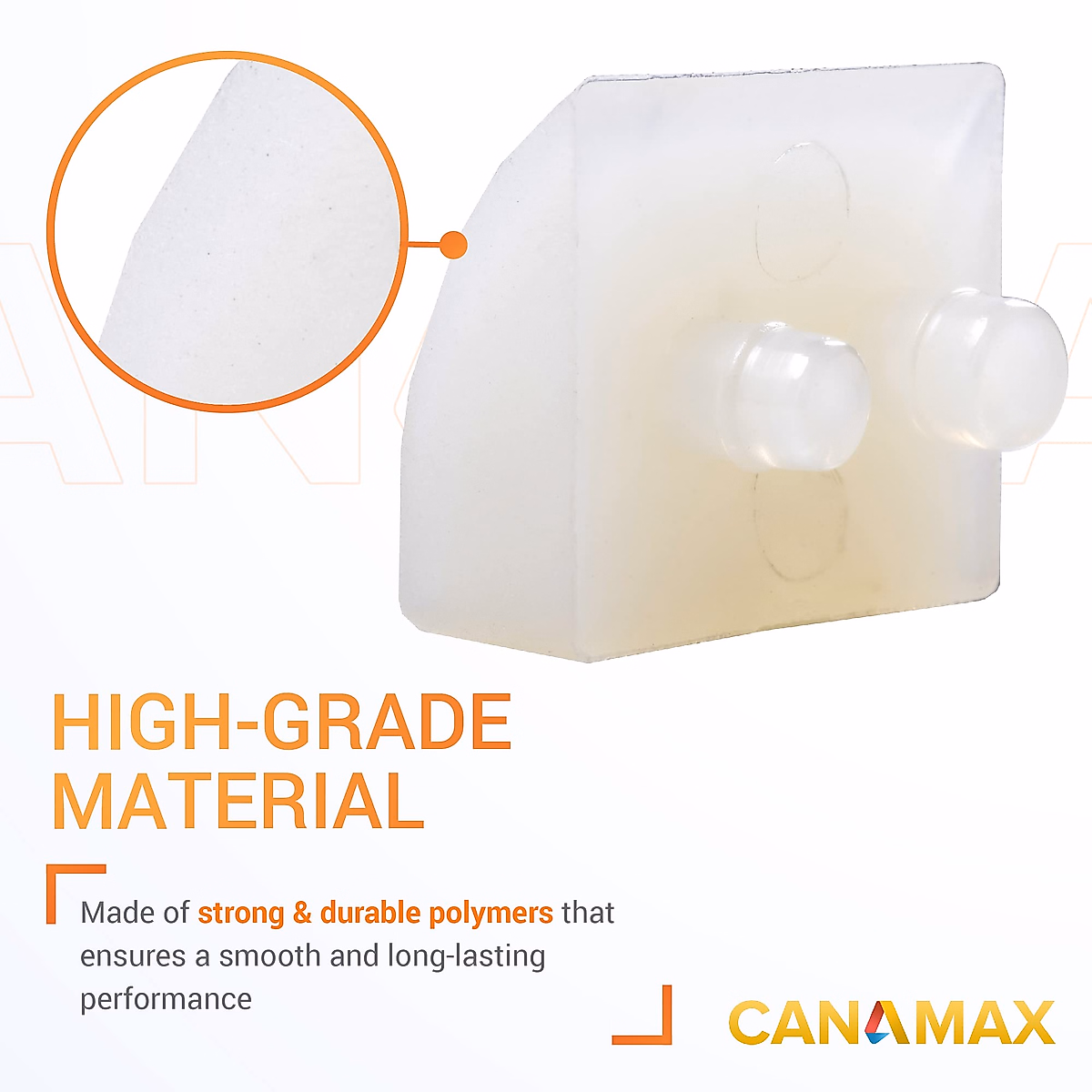 Canamax Premium AXV414P AXV014P Pool Vac Pool Cleaner Pod Shoe - Replacement for Hayward Navigator and Pool Vac Vacuum Pool Cleaners - Pack of 8