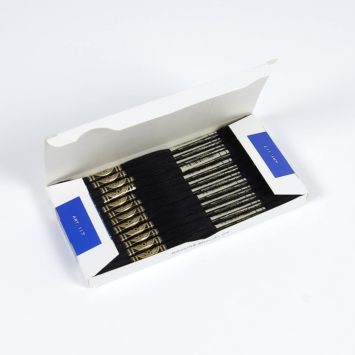 DMC 6-Strand Embroidery Cotton Floss, Black (117-310)