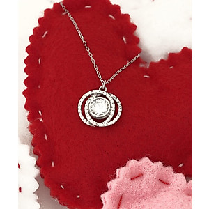 First Communion Gift, Holy Trinity Blessing, Christian Necklaces for Women, Confirmation Gift, Sterling Silver Christian Jewelry, Three Circle Necklace, Easter Present