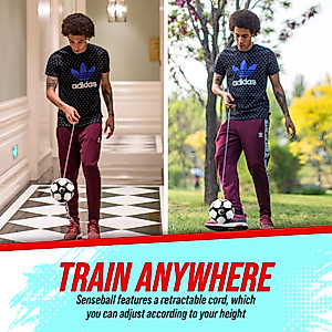 SenseBall Soccer Ball | Training Equipment for Kids | Improve Skills & Control with 50 Exercise Videos & Personal Soccer Coach App
