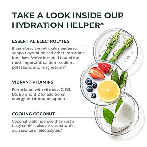 Primal Harvest Electrolytes Powder Packets Primal Hydration, Easy Open Packets, Energy Drink Mix (Lemon Berry, 30 Packs)