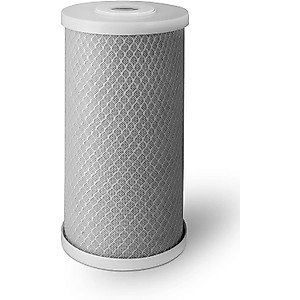 2 High Capacity Coconut Shell Carbon Block & 2 Big Polypropylene Sediment 5 Micron 4.5" x 10" Water Filter Cartridges for Universal Whole House System COMPATIBLE WITH: FC15BX4, 155358-43, DGD-5005-10