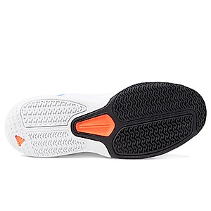 adidas Men's Courtflash Speed Tennis Shoe, White/Black/Black, 11.5