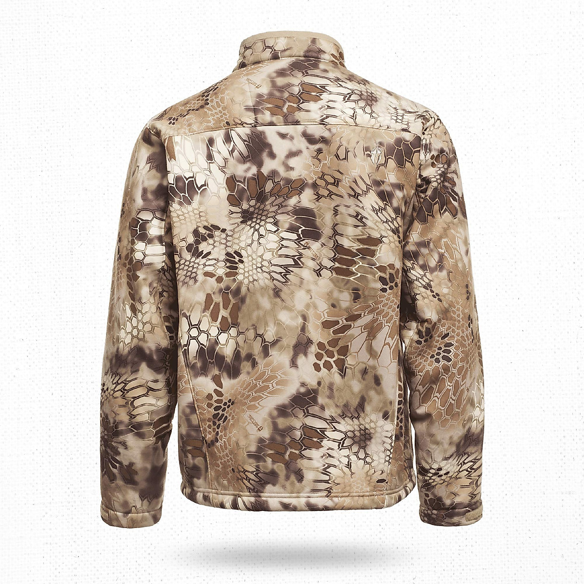 Kryptek Men's Standard Njord Hunting, Windproof camo Soft Shell Jacket, Highlander, Medium