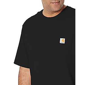 CarharttMenLoose Fit Heavyweight Short-Sleeve Pocket T-ShirtBlackLarge