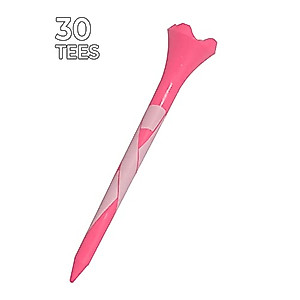 Pride Performance Breast Cancer Awareness Tees 2-3/4", 30 Count