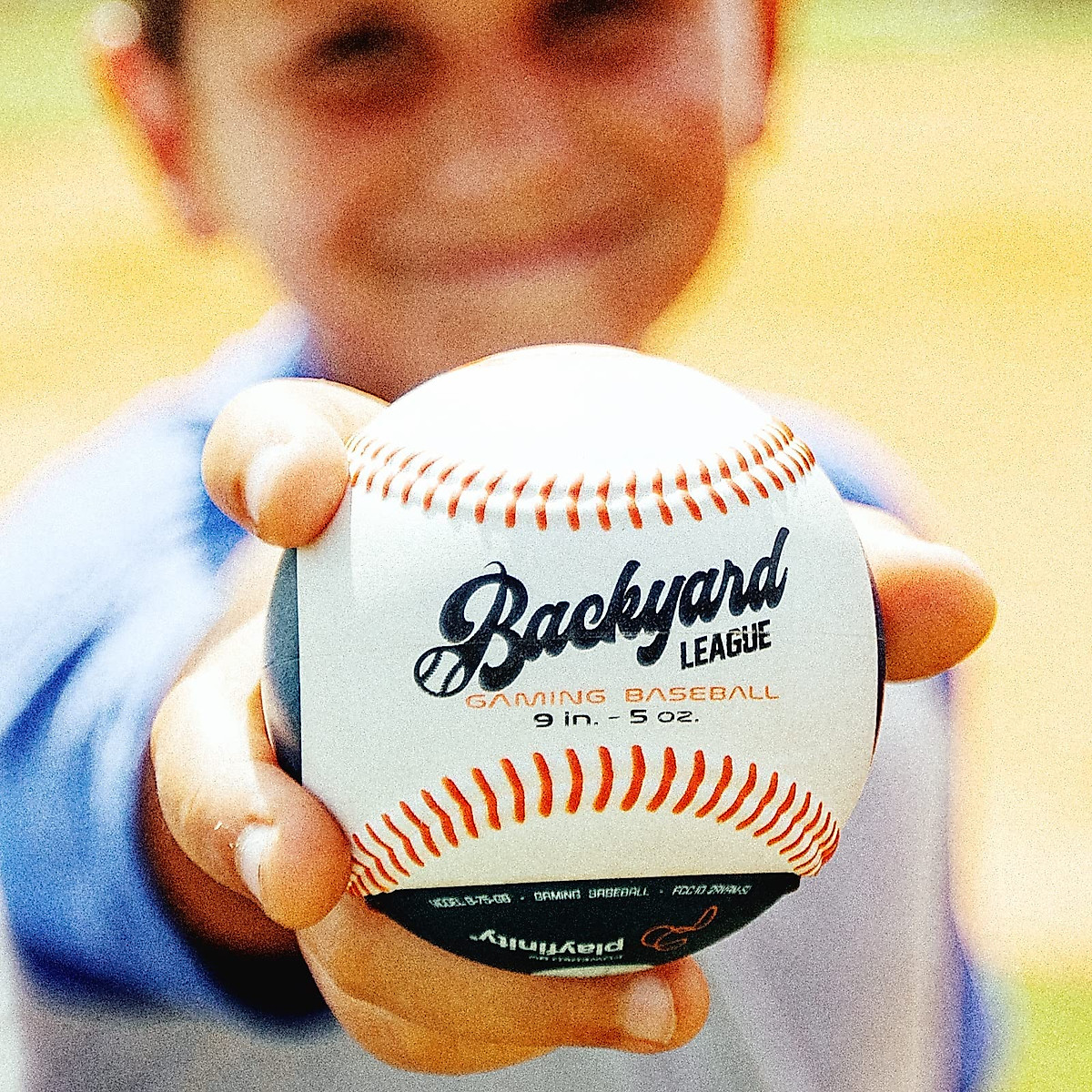 Playfinity Backyard League Gaming Baseball for Kids | Real Baseball with Sensors and App | Play, Train, Analyze and Connect with Others. Measures Throw Power, Glove Movement and More!