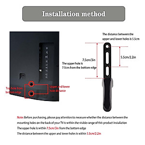 TV Stand, Base Table Top TV Stand, TV Legs TCL LCD LED Flat Screen TVs, TV Stand Mount Legs with Screws, Suitable for Small Sized TVs