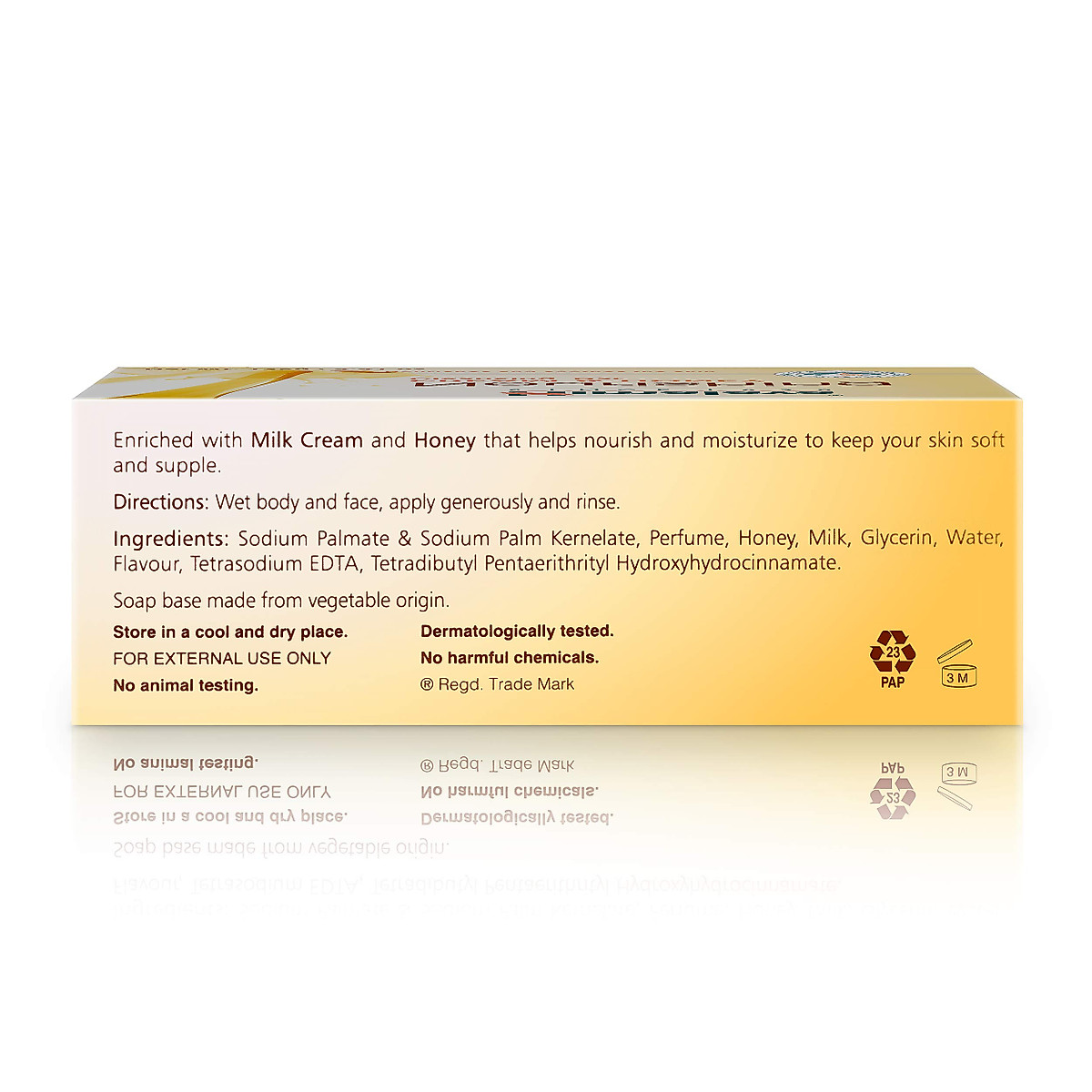 Himalaya Nourishing Cream & Honey Cleansing Bar, Face and Body Soap for Soft Skin, 4.41 oz, 6 Pack