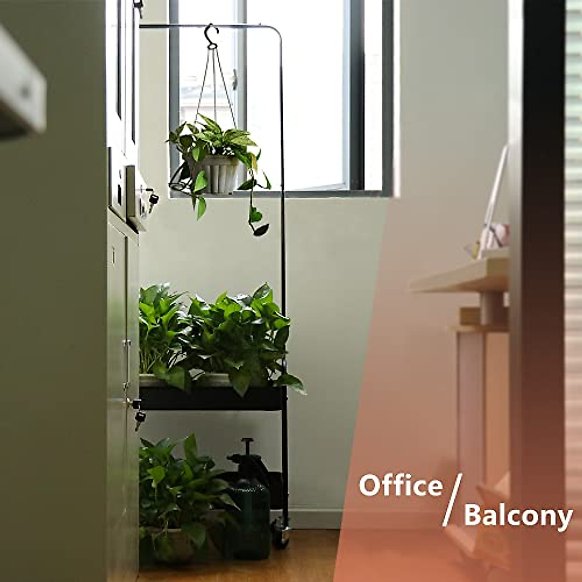 HIDODO Black Clothing Rack, Portable Garment Rack Rolling Clothes Organizer with 2 Tier Metal Baskets, Laundry Cart with Hanging Rack, Small Wardrobe Rack on Wheels for Bedroom, Laundry and Entryway